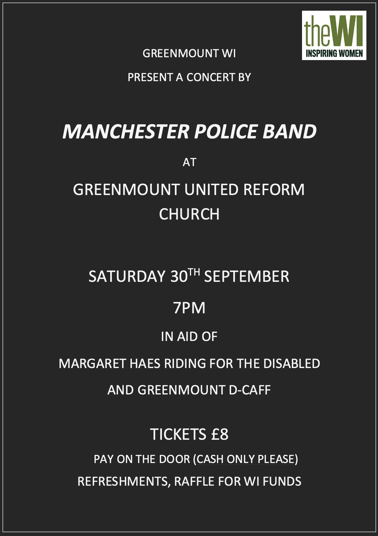 Manchester Police Band – Greenmount Village Community