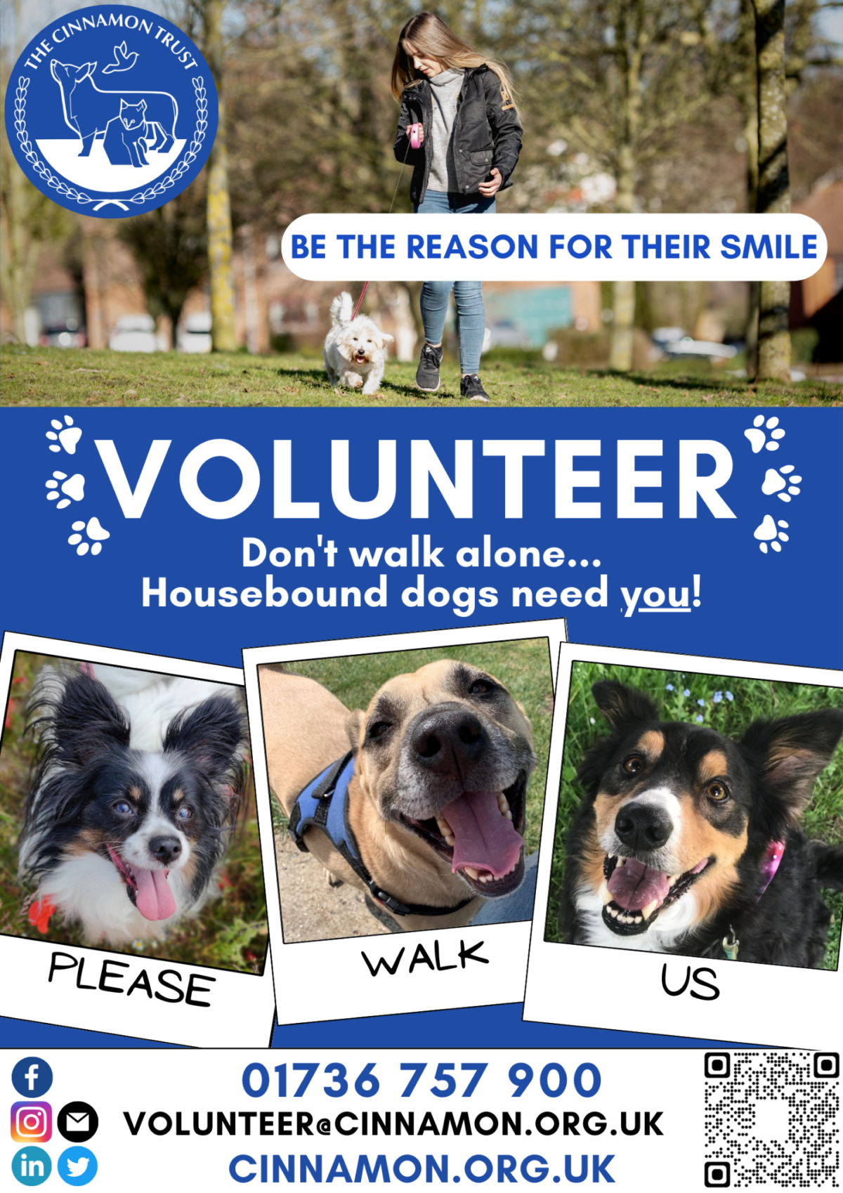 The Cinnamon Trust – Dog walking volunteers required – Greenmount ...