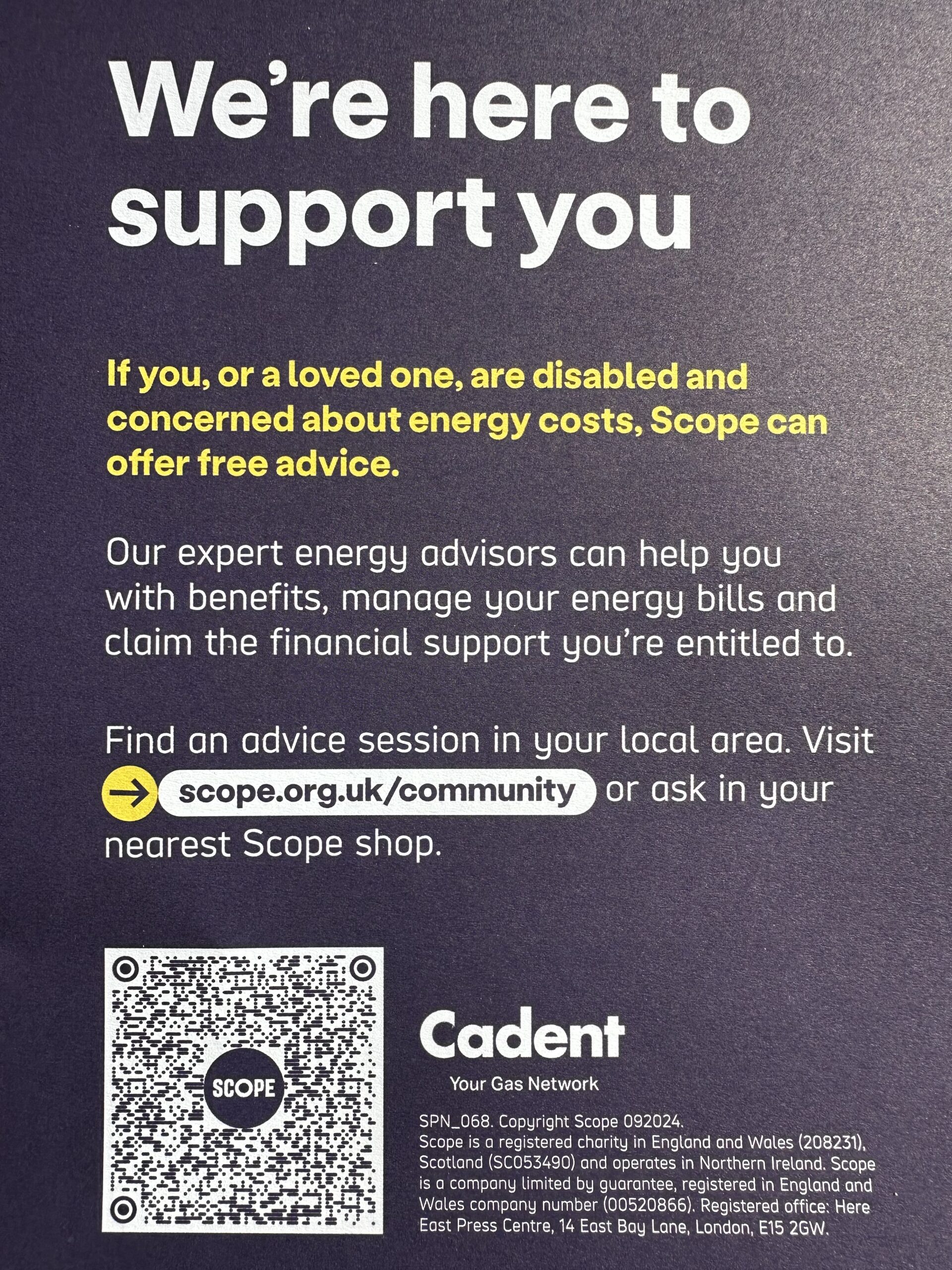 Scope – Community Energy Advice – Greenmount Village Community